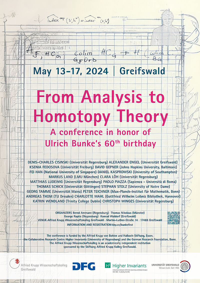 From Analysis to Homotopy Theory. A conference in honor of Ulrich Bunke ...